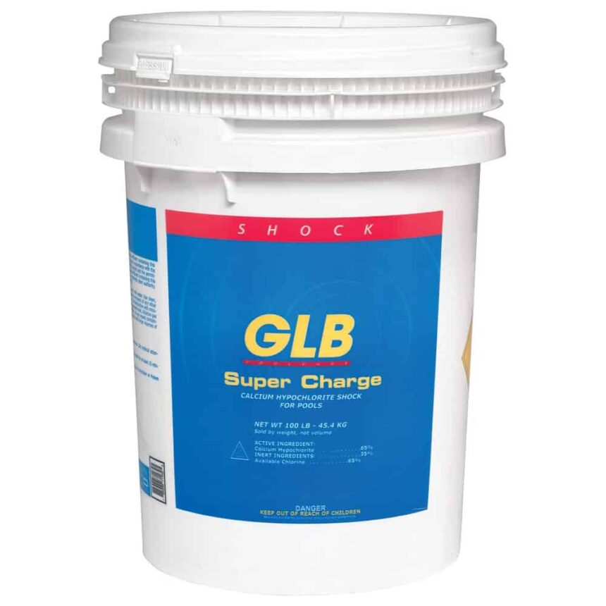 GLB – Super Charge 73% Calcium Hypo Shock Chlorine – 100lb Bucket ...