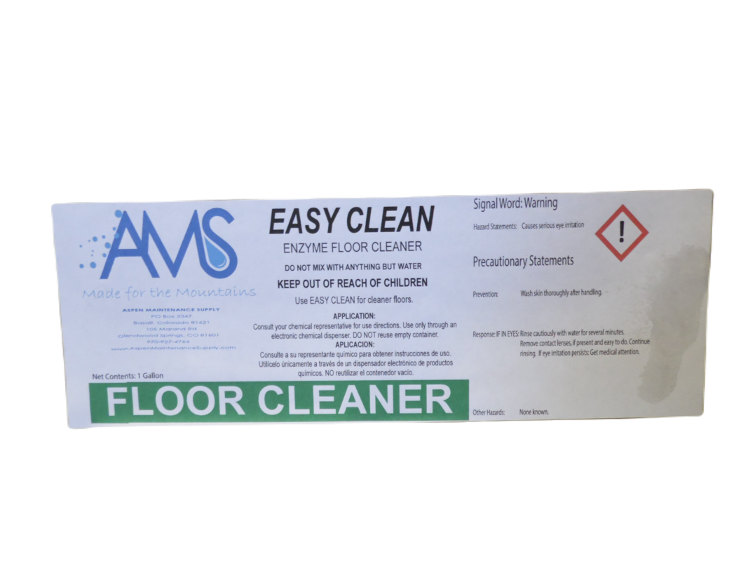 Floor Cleaner – Easy Clean – AMS – 4/1 Gal - Aspen Maintenance Supply Inc