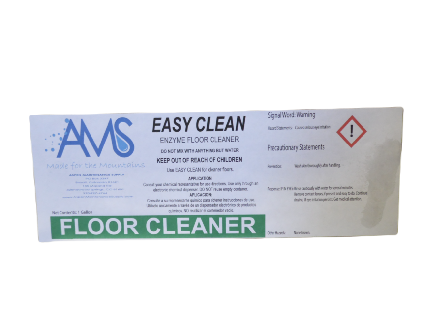 Floor Cleaner – Easy Clean – AMS – 4/1 Gal - Aspen Maintenance Supply Inc